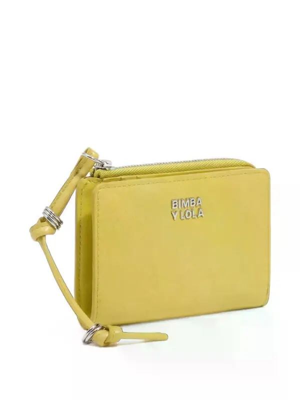 Bimba Y Lola Lemon Leather Compact Purse - Yellow