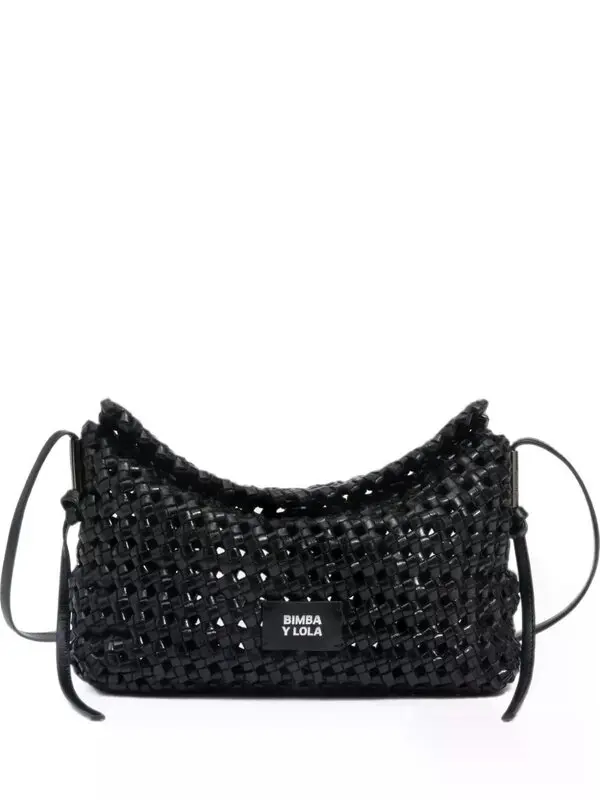 Bimba Y Lola Small Plaited Leather Crossbody Bag