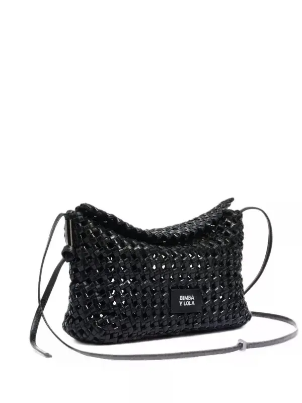 Bimba Y Lola Small Plaited Leather Crossbody Bag
