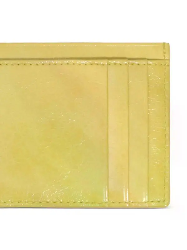 Bimba Y Lola Lemon Leather Card Holder - Yellow