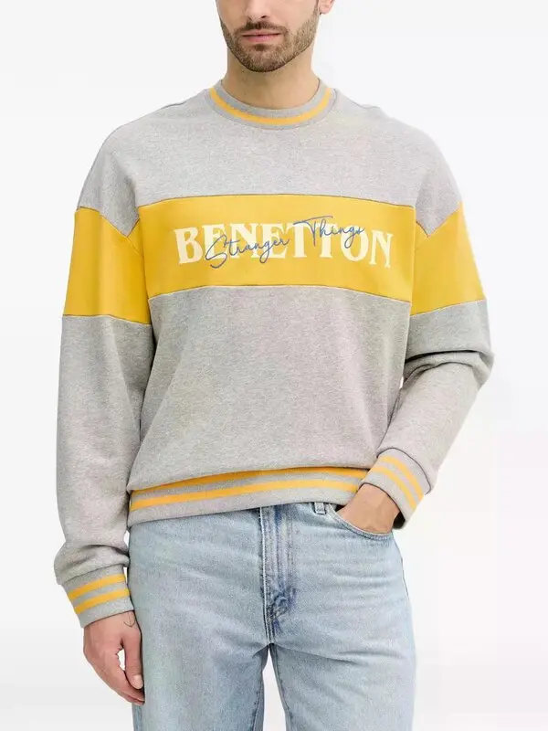 BENETTON X Stranger Things Logo-embroidered Sweatshirt