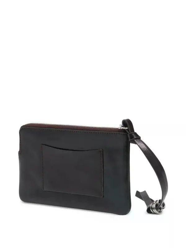 Bimba Y Lola Large Dark Burgundy Leather Coin Purse - Red