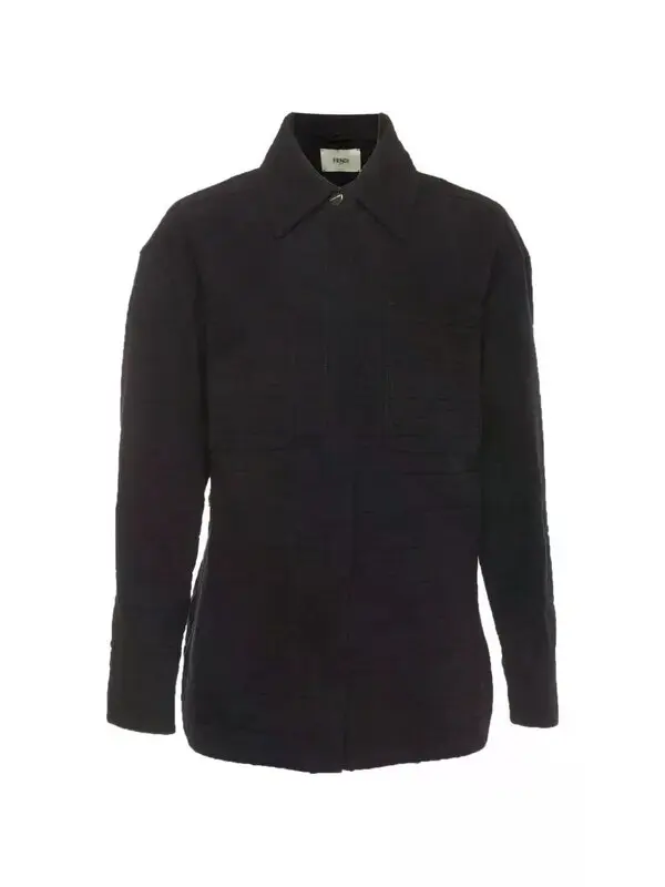Fendi Monogram Jacquard Denim Jacket