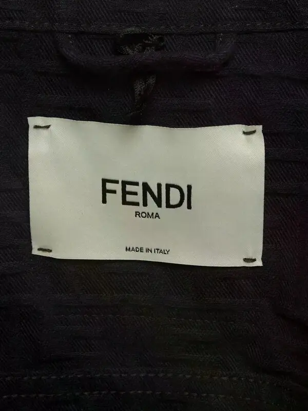 Fendi Monogram Jacquard Denim Jacket