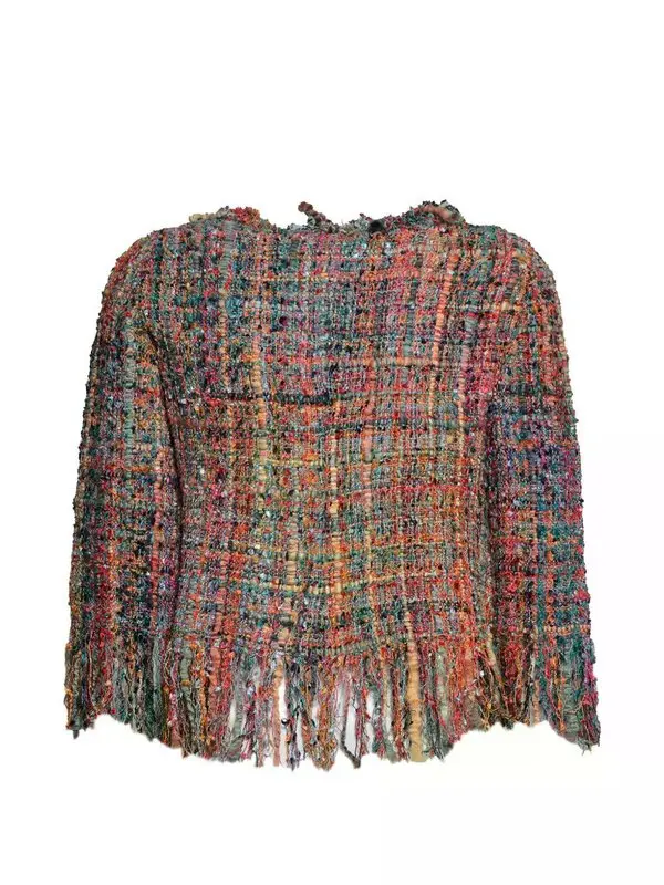 CHARLOTT Fringe-trimmed Bouclé Jacket