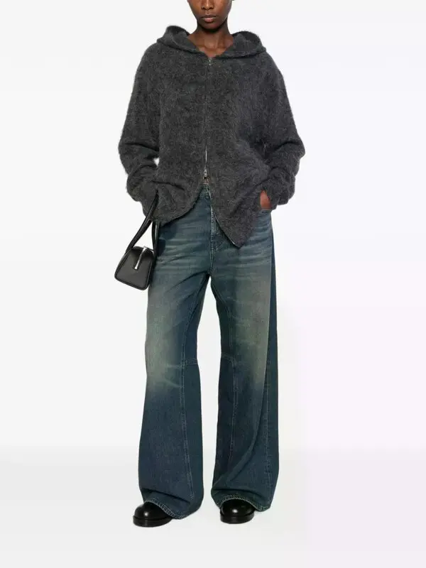7 For All Mankind Brushed-finish Hooded Jacket