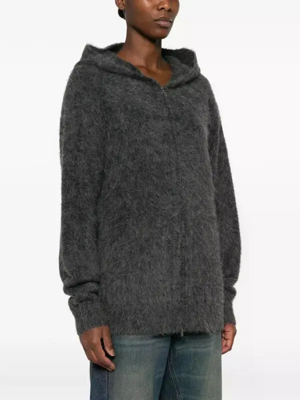 7 For All Mankind Brushed-finish Hooded Jacket