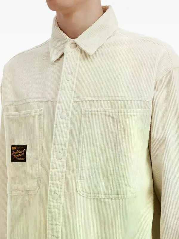 FINGERCROXX Corduroy Logo-patch Shirt