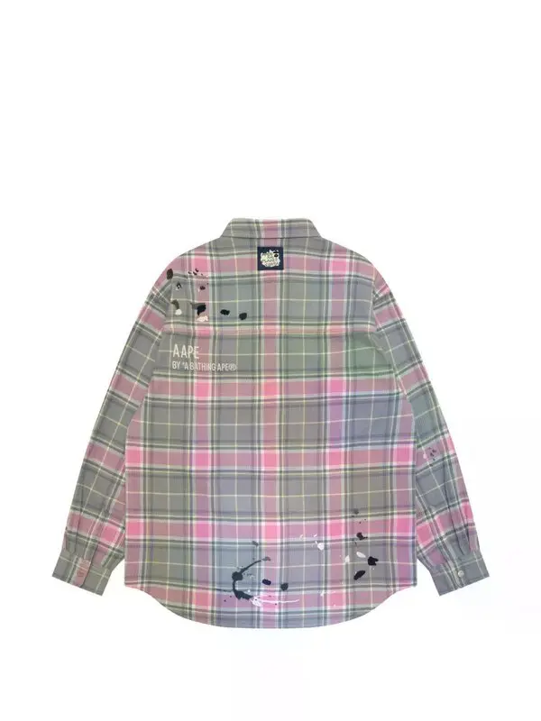 AAPE BY *A BATHING APE Check-pattern Shirt
