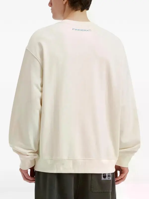 FINGERCROXX Logo Patch Crewneck Sweatshirt