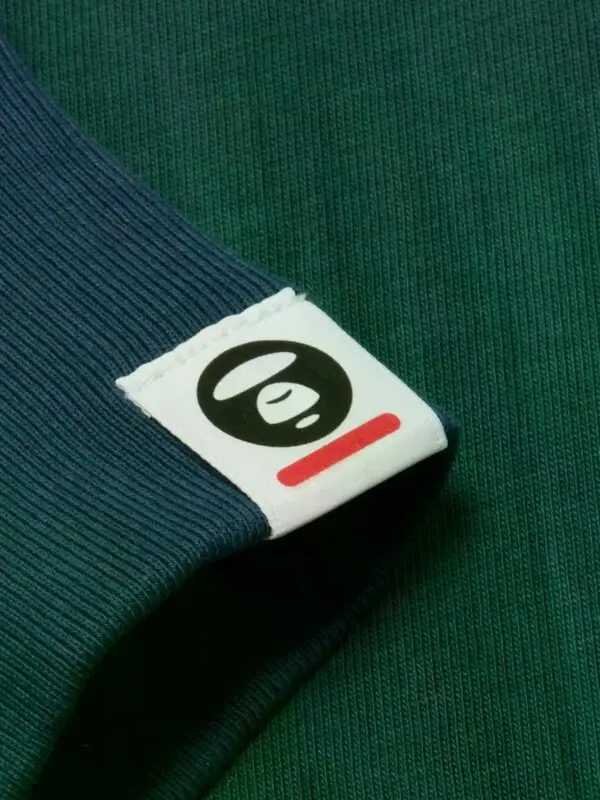 AAPE BY *A BATHING APE Raglan-sleeve Logo-patch T-shirt