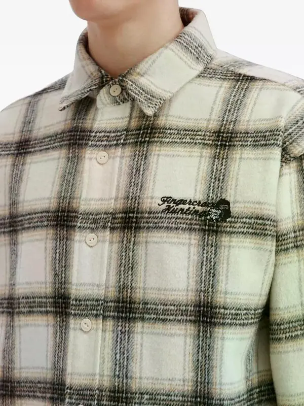FINGERCROXX Logo-embroidered Shirt