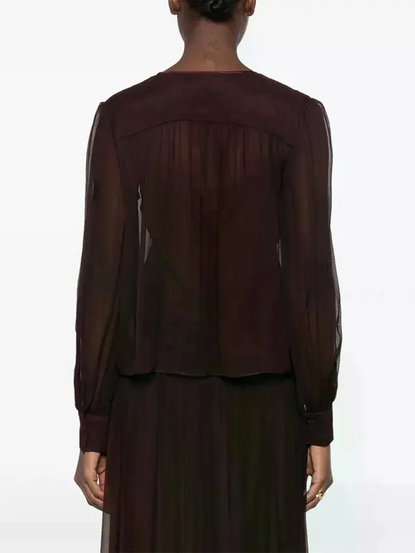 JOSEPH Elisa Silk Chiffon Blouse