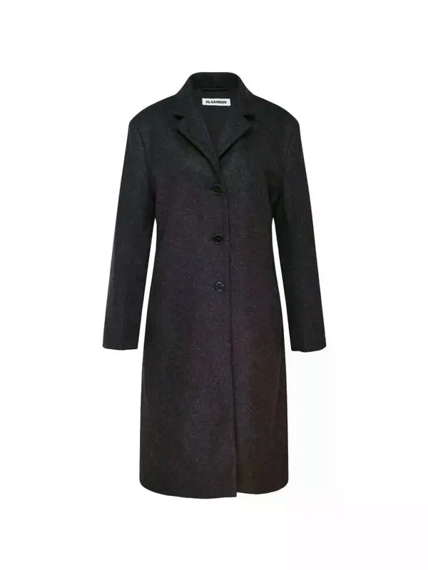 JIL SANDER Single-breasted Coat - Grey