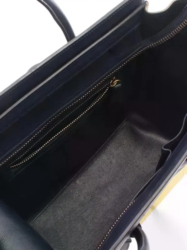 Celine Luggage Micro Tote Bag - Black