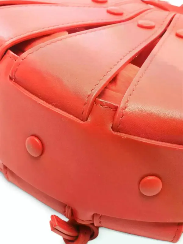 Bottega Veneta Shell Tote Bag - Red
