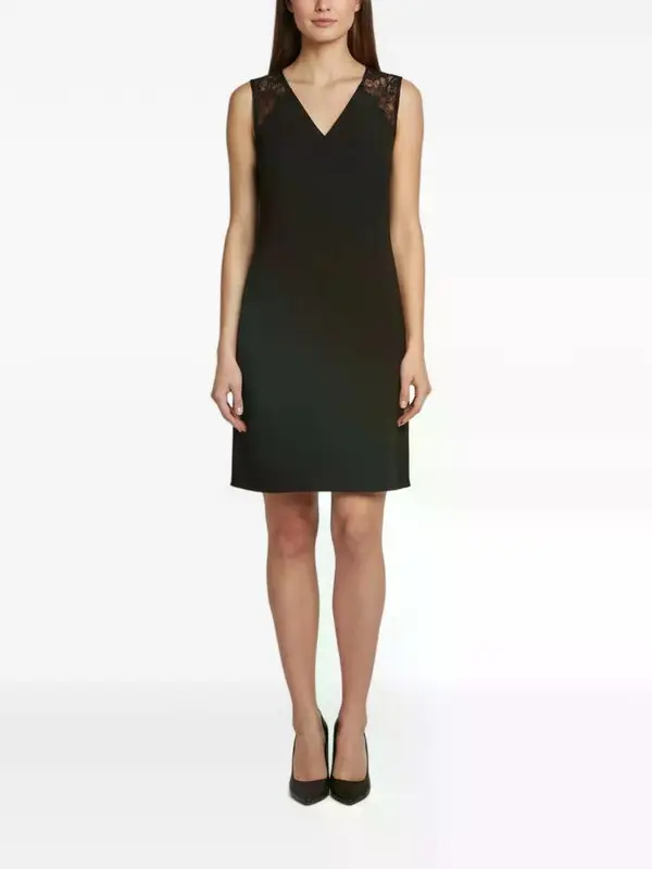 ALLSAINTS Prism Lace-trim Mini Dress - Black