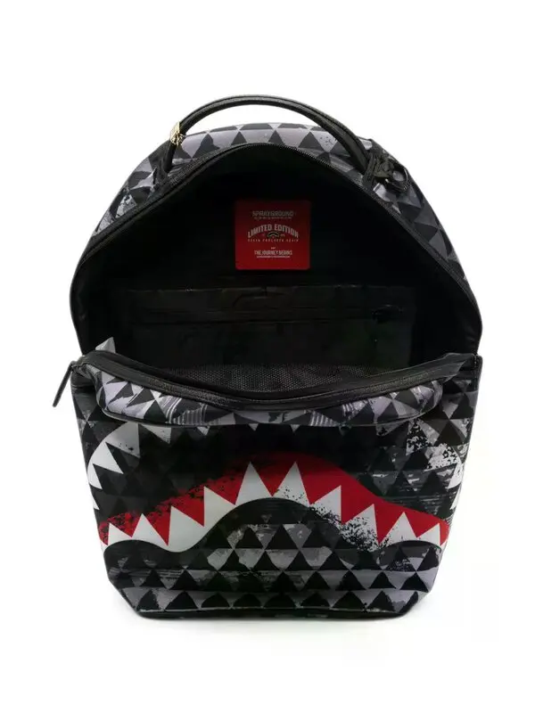 SPRAYGROUND Shark Mouth Geometric-print Backpack