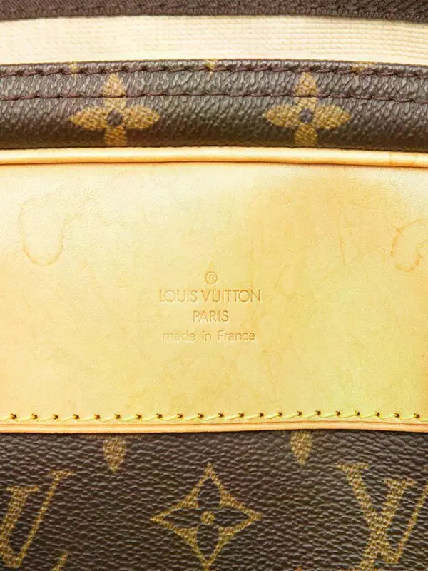 LOUIS VUITTON 1999 Monogram Alize 24 Heures Travel Bag