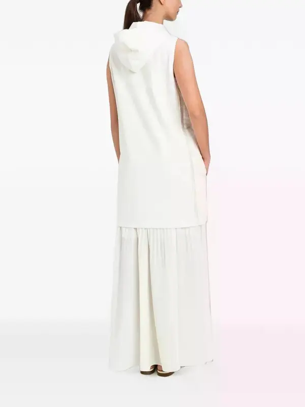 TWINSET Pleated Crêpe De Chine Long Skirt