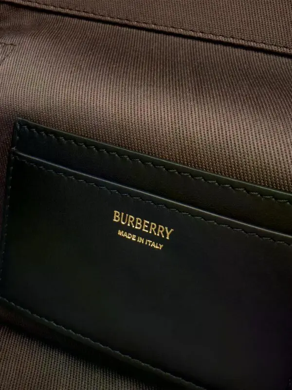 Burberry Check Vanity Bag - Brown