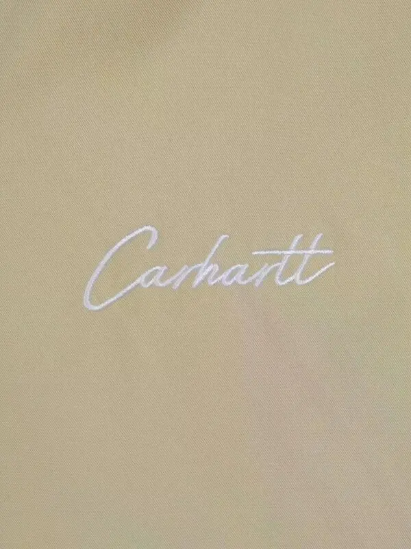 Carhartt Work In Progress Logo-embroidered Short-sleeve Shirt - Neutrals
