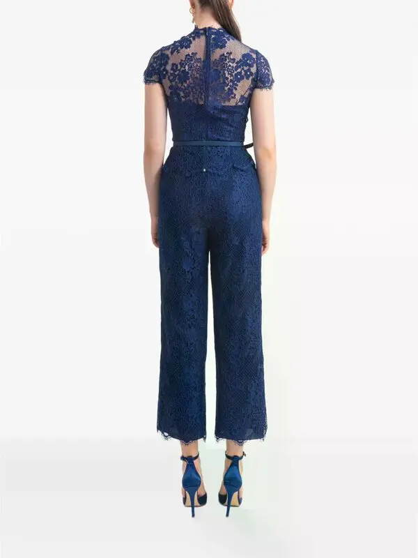 GEMY MAALOUF Floral-lace Appliqué Top
