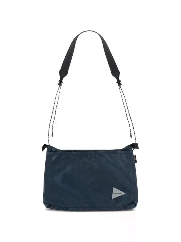 AND WANDER Logo Print Messenger Bag