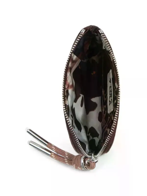 Bimba Y Lola Mocha Nylon Coin Purse