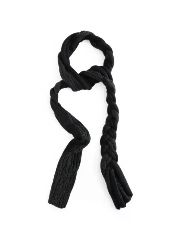 Y’s Braided Cable-knit Scarf