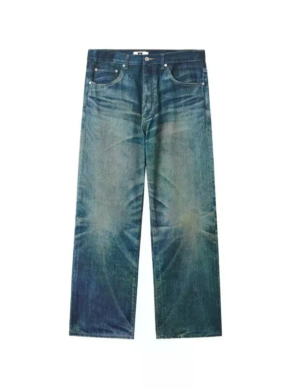 Izzue Faded Straight-leg Jeans