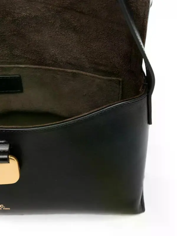 A.p.c. Small Simone Shoulder Bag - Black