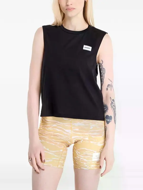 SAYSKY Clean Motion Logo-appliqué Tank Top