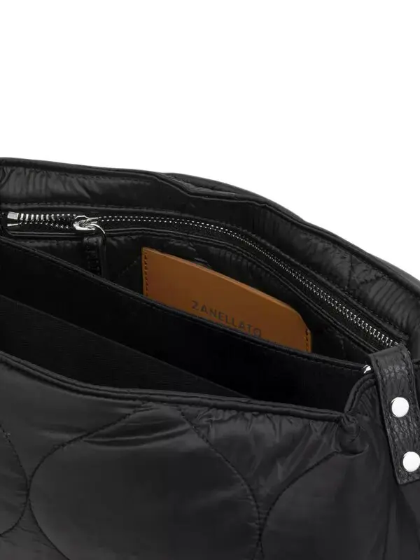 ZANELLATO Small Postina Lunaria Quilted Tote Bag