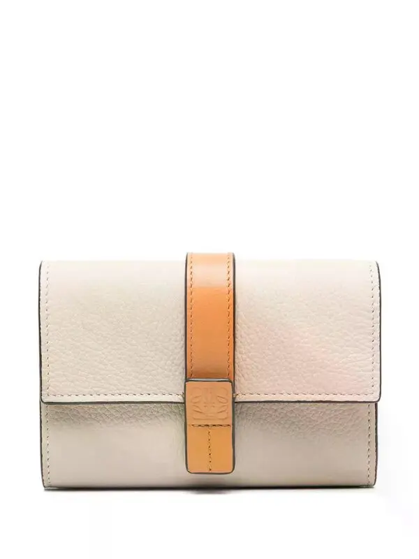 Loewe Small Leather Wallet - Brown