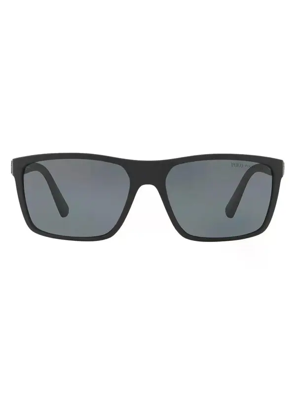 Polo Ralph Lauren Rectangle Frame Sunglasses - Black