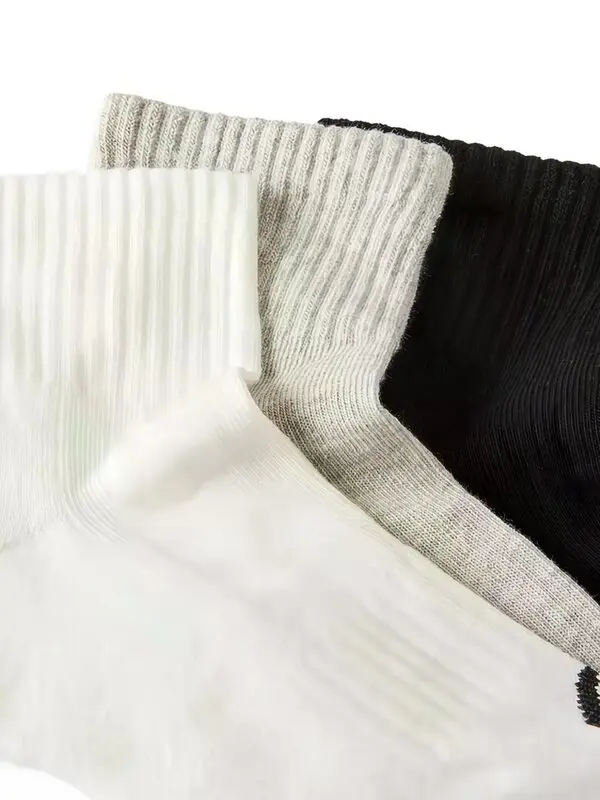 BENETTON Logo-print Ribbed-trim Socks