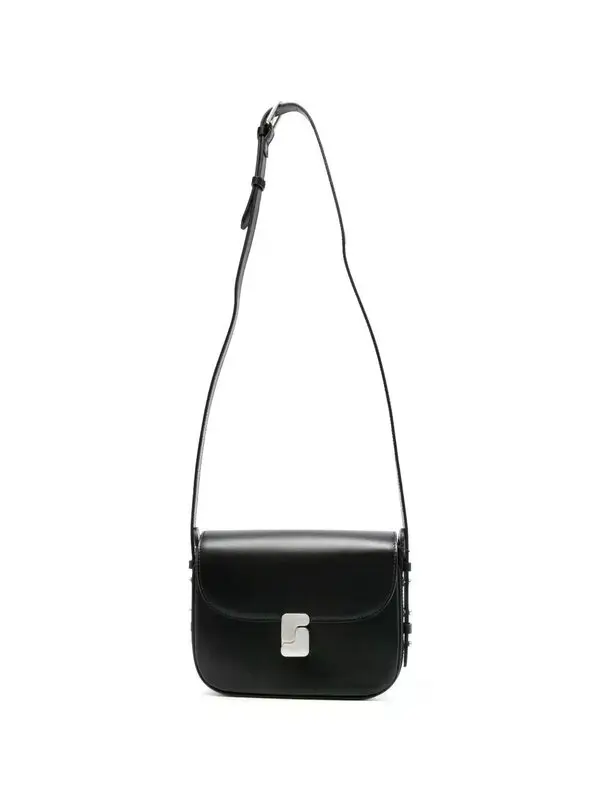 Soeur Mini Bellissima Leather Shoulder Bag - Black