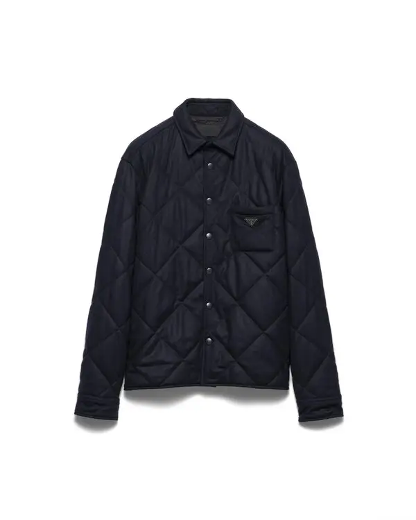 Prada Padded Cashmere Shirt
