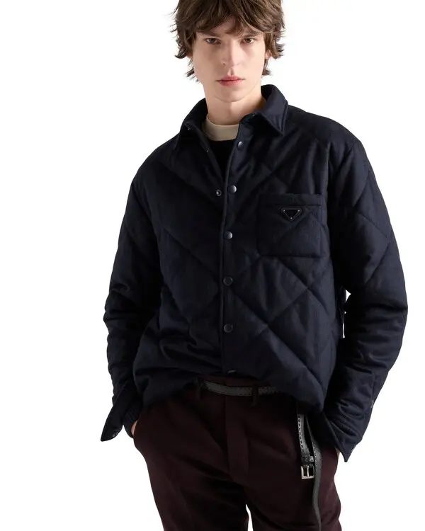 Prada Padded Cashmere Shirt