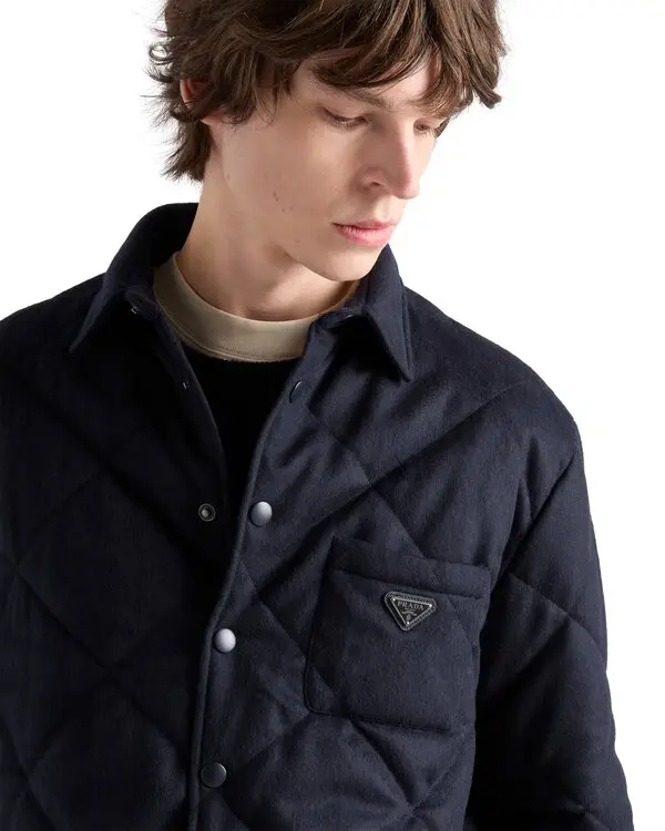 Prada Padded Cashmere Shirt