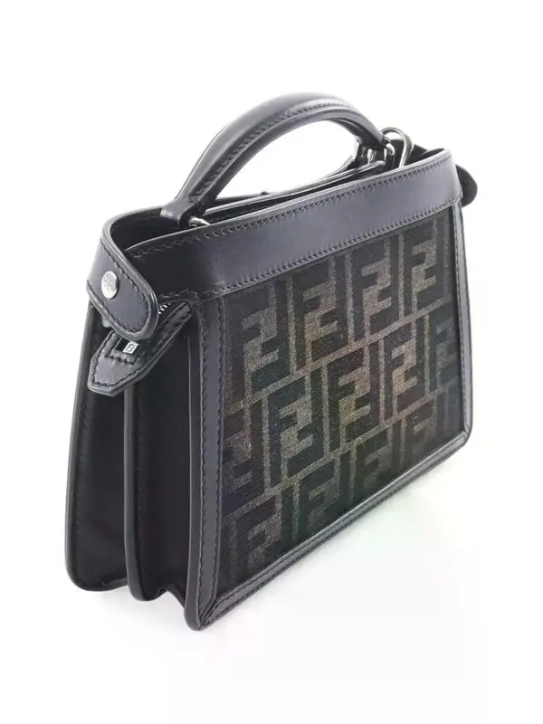 Fendi 2010s Zucca X-cross Shoulder Bag