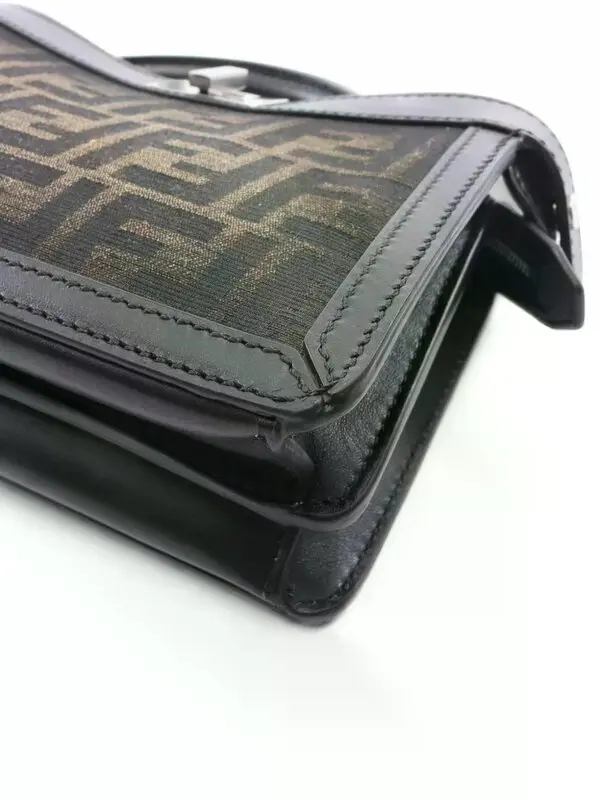 Fendi 2010s Zucca X-cross Shoulder Bag