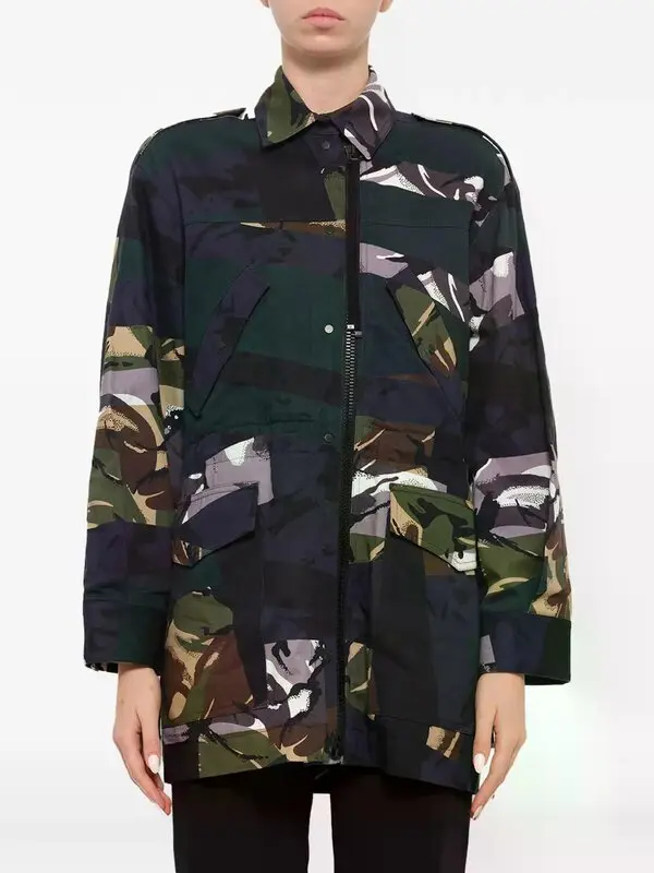Kenzo Camouflage-print Coat