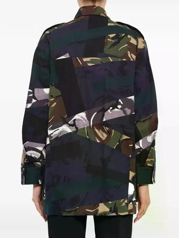 Kenzo Camouflage-print Coat