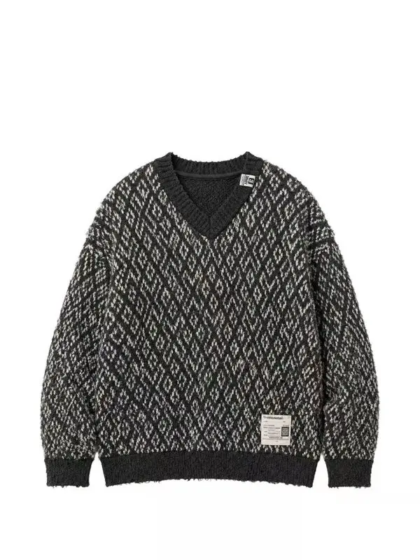 Mihara Yasuhiro Layered Knit Sweater - Black