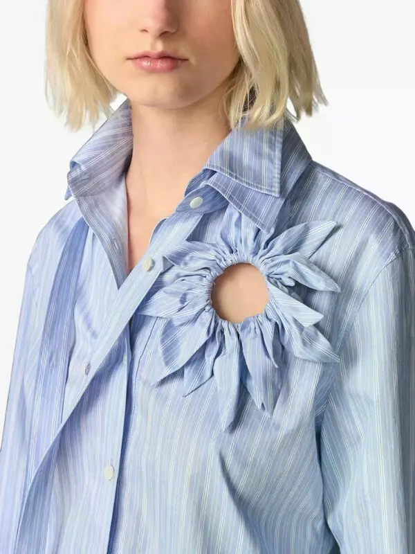 Monse Sunflower-detail Striped Blouse