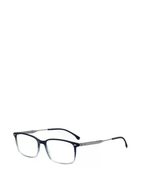 BOSS Rectangle-frame Glasses - Blue