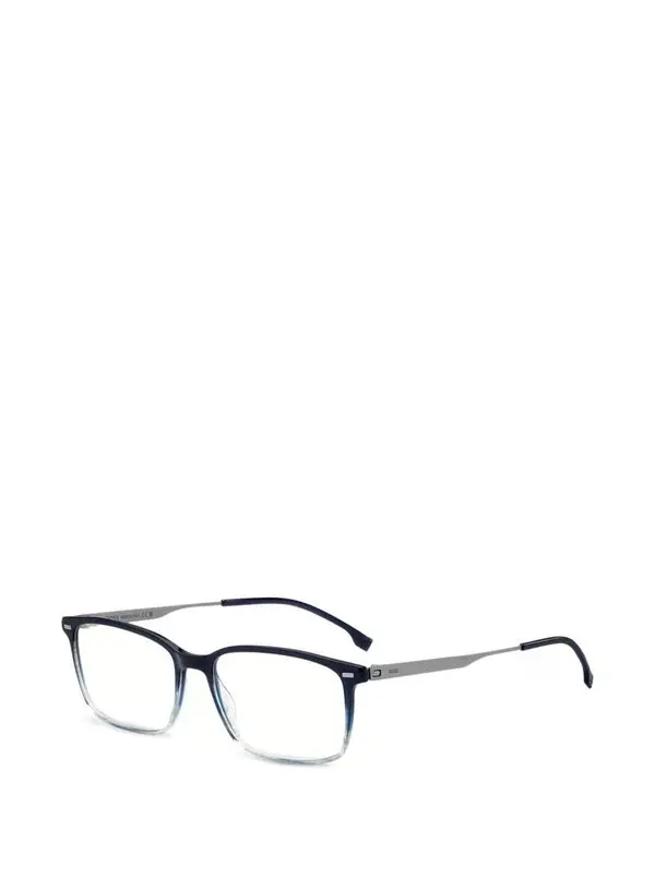 BOSS Rectangle Frame Eyeglasses - Blue