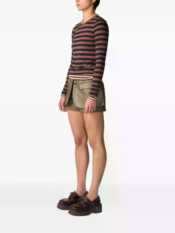Monse Striped Double-layered T-shirt